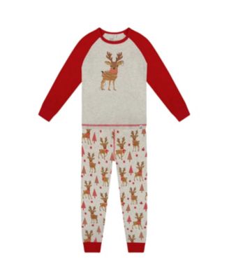 Click here for Deux par Deux Girls Organic Cotton Two-Piece Pajam... prices