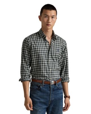 Click here for Polo Ralph Lauren Classic Fit Plaid Twill Shirt prices