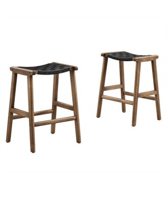 Click here for Modway Saoirse Faux Leather Wood Counter Stool  Se... prices