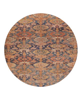 Dalyn Tabrook Washable TB3 8x8 Round Area Rug - Orange