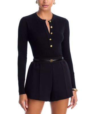 Click here for LAgence Ronda Knit Henley Top prices