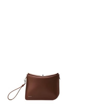 Click here for Lanvin Compagnon Asymmetrical Leather Clutch Bag prices