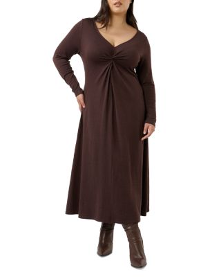 Click here for Estelle Plus Equinox Long Sleeve Dress prices