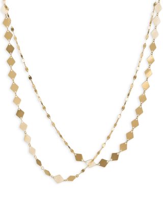 Lana Jewelry Kite and Blake Chain Remix Double Strand Necklace in 14K Yellow Gold