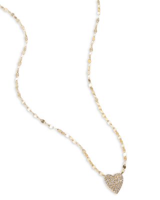 Click here for Lana Jewelry Diamond Pave Heart Pendant Necklace i... prices