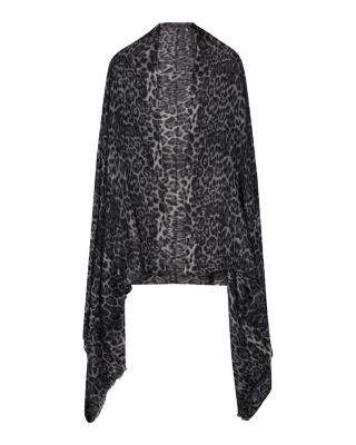 Click here for Sofia Cashmere Ultrafine Leopard Print Cashmere Wr... prices