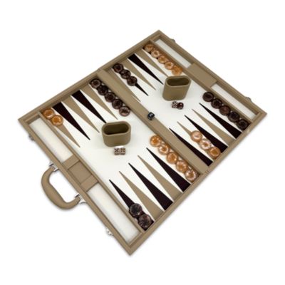 Click here for Tizo 18 Faux Leather Backgammon prices