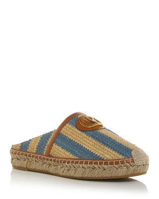 Click here for Valentino Garavani Womens VLogo Espadrille Mule Fl... prices