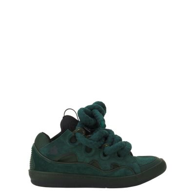 Click here for Lanvin Curb Sneakers in Leather with Snake Laces prices