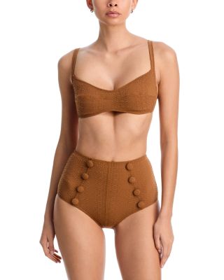Click here for Lisa Marie Fernandez Balconette & High Waist Bikin... prices