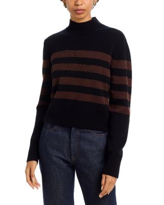 Click here for Frame Ritz Striped Cashmere Turtleneck prices