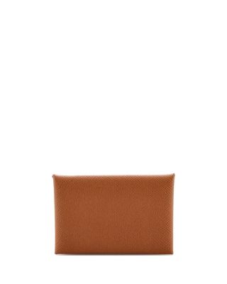 Click here for Pre-Owned HERMES Calvi Duo Card Holder Epsom prices