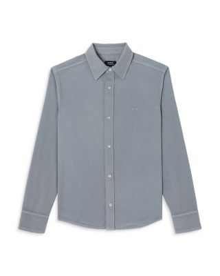 Click here for A. p.c Surchemise Long Sleeve Button Front Shirt prices