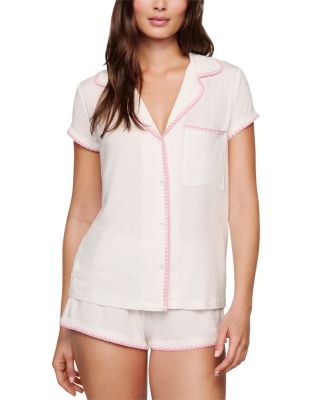Click here for Eberjey Frida Whipstitch Short Pajama Set prices