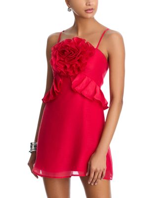 Click here for Aqua Rosette Mini Dress - Exclusive prices