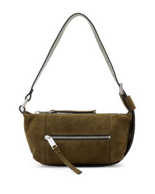 Click here for Allsaints Vega Mini Suede Shoulder Bag prices