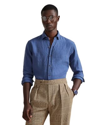 Click here for Polo Ralph Lauren Classic Fit Slub Linen Shirt prices
