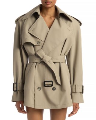 Click here for Wardrobe. nyc Clean Mini Trench Coat prices