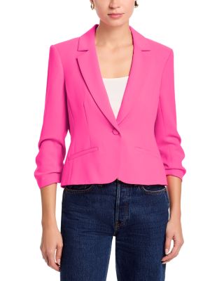 Click here for Cinq a Sept Le Petit Khloe Cropped Blazer prices