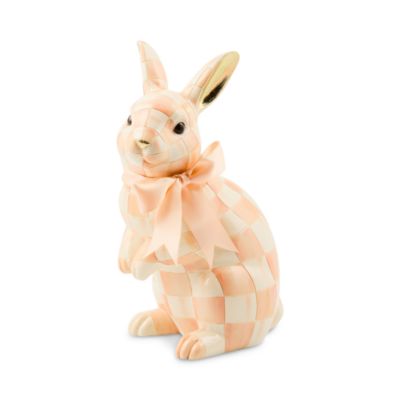 Click here for MacKenzie-Childs Coral Check Duchess Bunny prices
