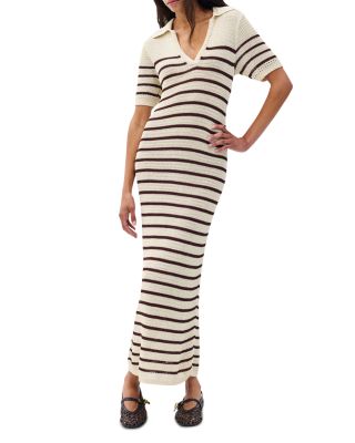 Click here for rag & bone Costi Short Sleeve Polo Dress prices