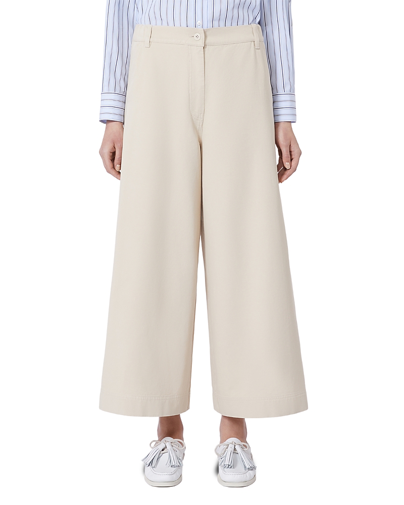 Click here for Weekend Max Mara Ariete Wide Leg Ankle Pants prices