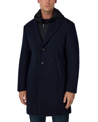 Click here for Boggi Milano Single Breasted Jersey Coat with Remo... prices