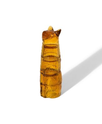 Click here for Uncommon Goods Amber Cat Stacking Glass Set  Set o... prices
