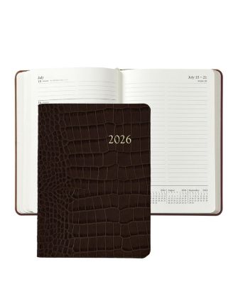 Click here for Graphic Image 2026 Embossed Croc Leather Weekly No... prices