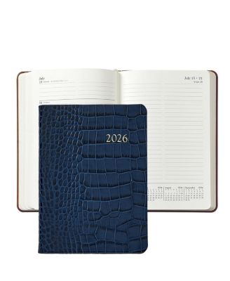 Click here for Graphic Image 2026 Embossed Croc Leather Weekly No... prices