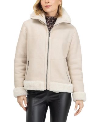 Click here for Gorski Merino Shearling Lamb Zip Jacket prices