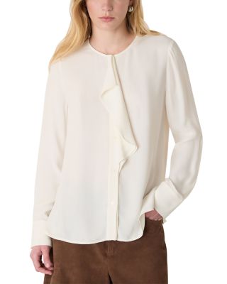Click here for Whistles Draped Ruffle Blouse prices