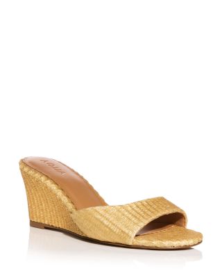 Click here for Aqua Womens Katey Wedge Sandals - Exclusive prices