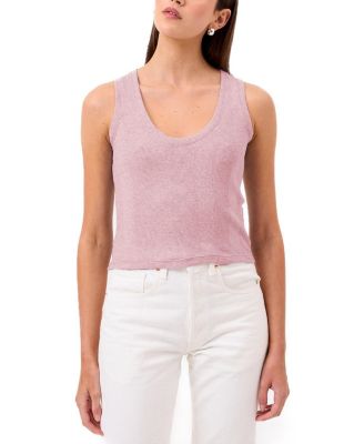 Click here for Goldie Lewinter Variegated Rib Crop Tank Top prices