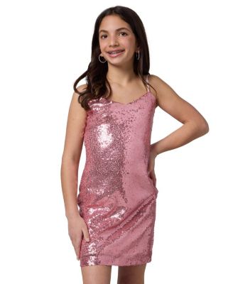 Click here for Un Deux Trois Girs Sequin Mini Dress - Big Kid prices