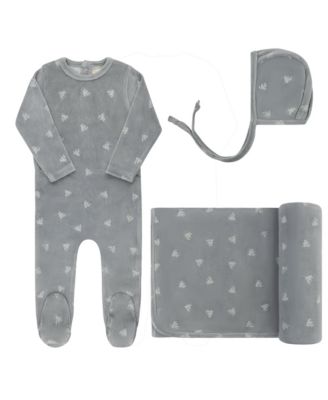 Click here for Elys & Co. Boys Velour Leaf Pattern Collection Tak... prices