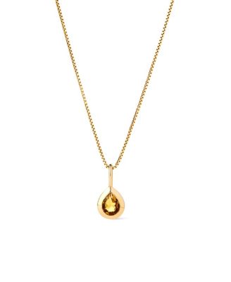 Click here for Ana Luisa Solid Yellow Gold Teardrop Charm Necklac... prices
