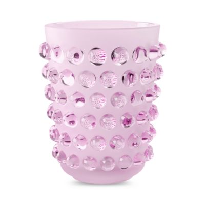 Click here for Lalique Mossi Vase  Pink Luster prices