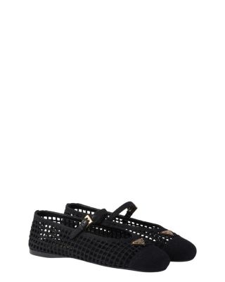 Click here for Prada Womens Crochet Ballerinas prices