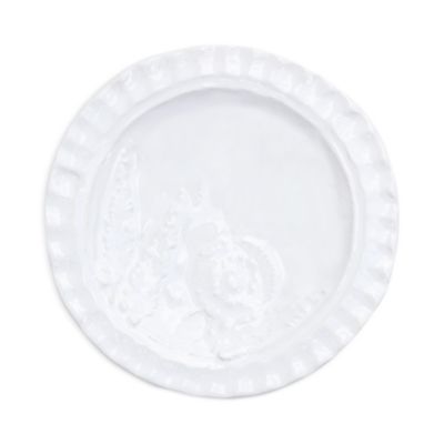 Click here for Vietri Pietra Fiori White Canape Plate prices