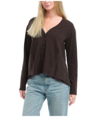 Click here for Wilt Clothing Button Front Mixed Cardigan prices