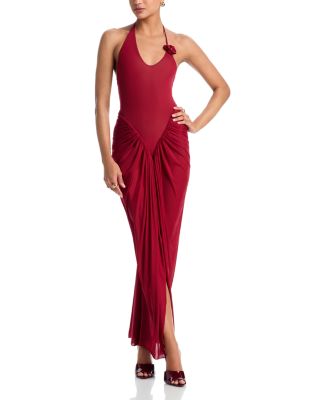 Click here for Maygel Coronel Vestalia Halter Dress prices