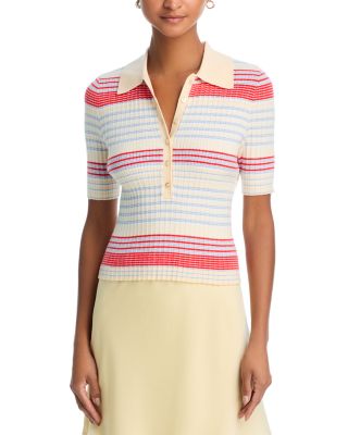 Click here for 525 America Textured Stripe Polo Sweater prices
