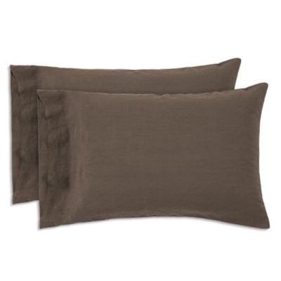 Click here for Hamam Wrinkle Washed Linen Casual Pillowcase Pair... prices