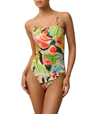 Click here for Monte & Lou Tropique Salade Hoop One Piece Swimsui... prices