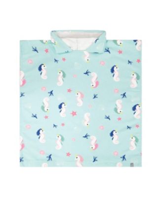 Click here for Deux par Deux Girls Hooded Seahorse Beach Towel -... prices