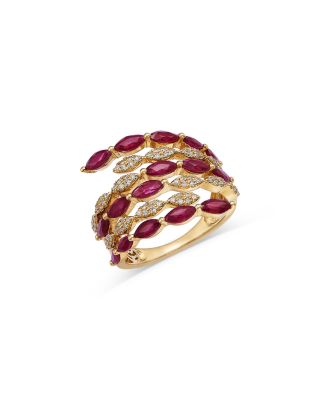 Click here for Bloomingdales Fine Jewelry Ruby & Diamond Multirow... prices