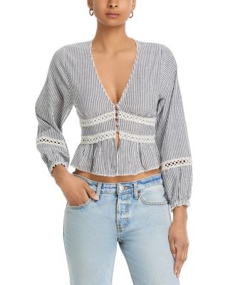 Click here for Vintage Havana Stripe Long Sleeve Blouse prices