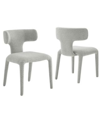 Click here for Modway Stellan Curved Back Boucle Upholstered Dini... prices