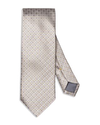 Click here for Eton Geometrical Silk Classic Tie prices